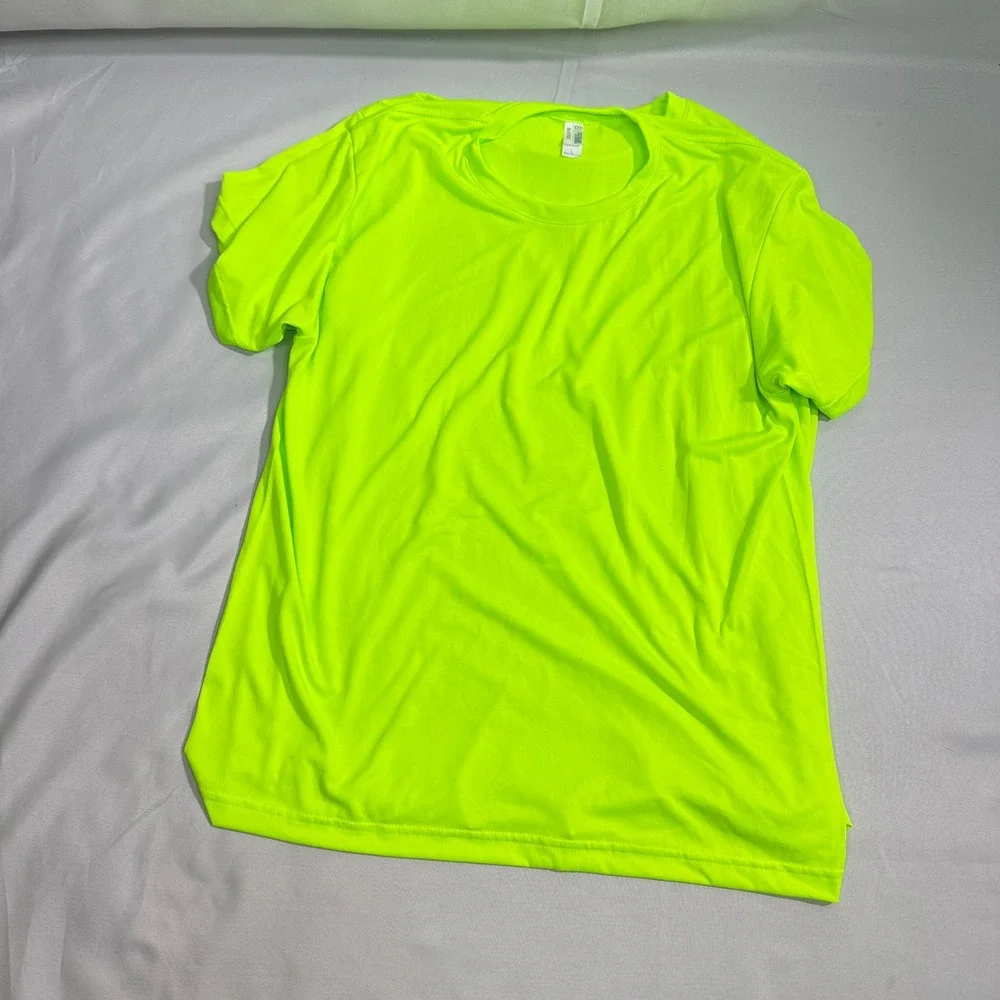 Bayside USA | Shirts | Nwt Bayside Performance Tshirt Lot Men L Neon ...